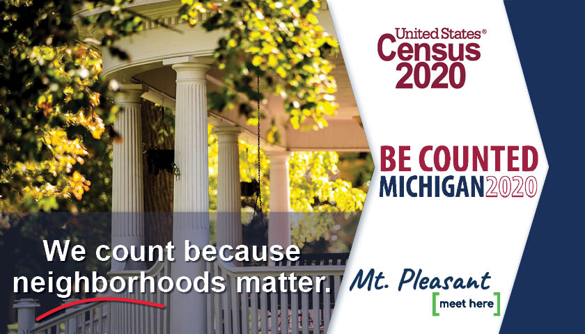 Still Time to Complete the 2020 Census – City of Mt.Pleasant