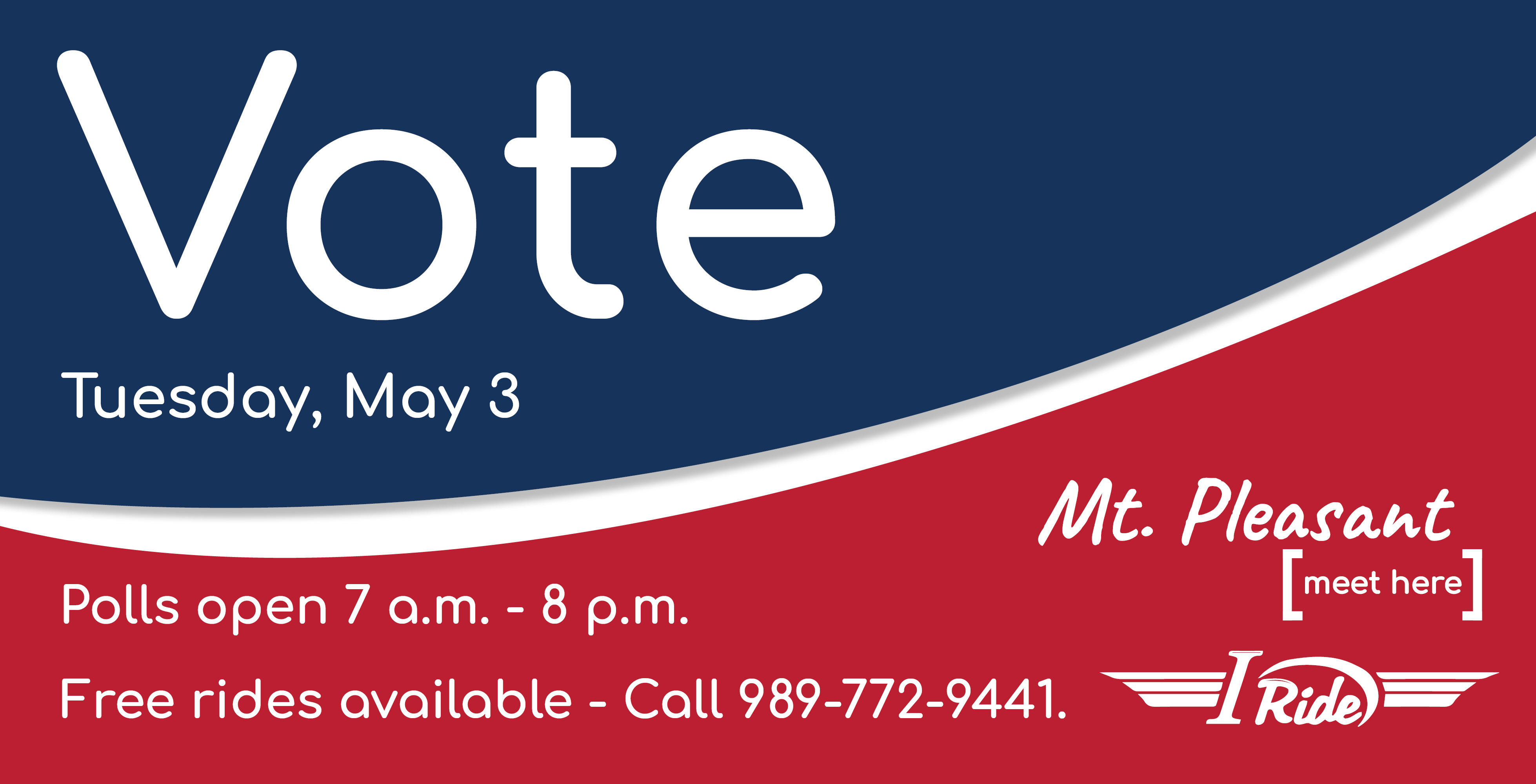Election Day – May 3,2022 – City of Mt.Pleasant