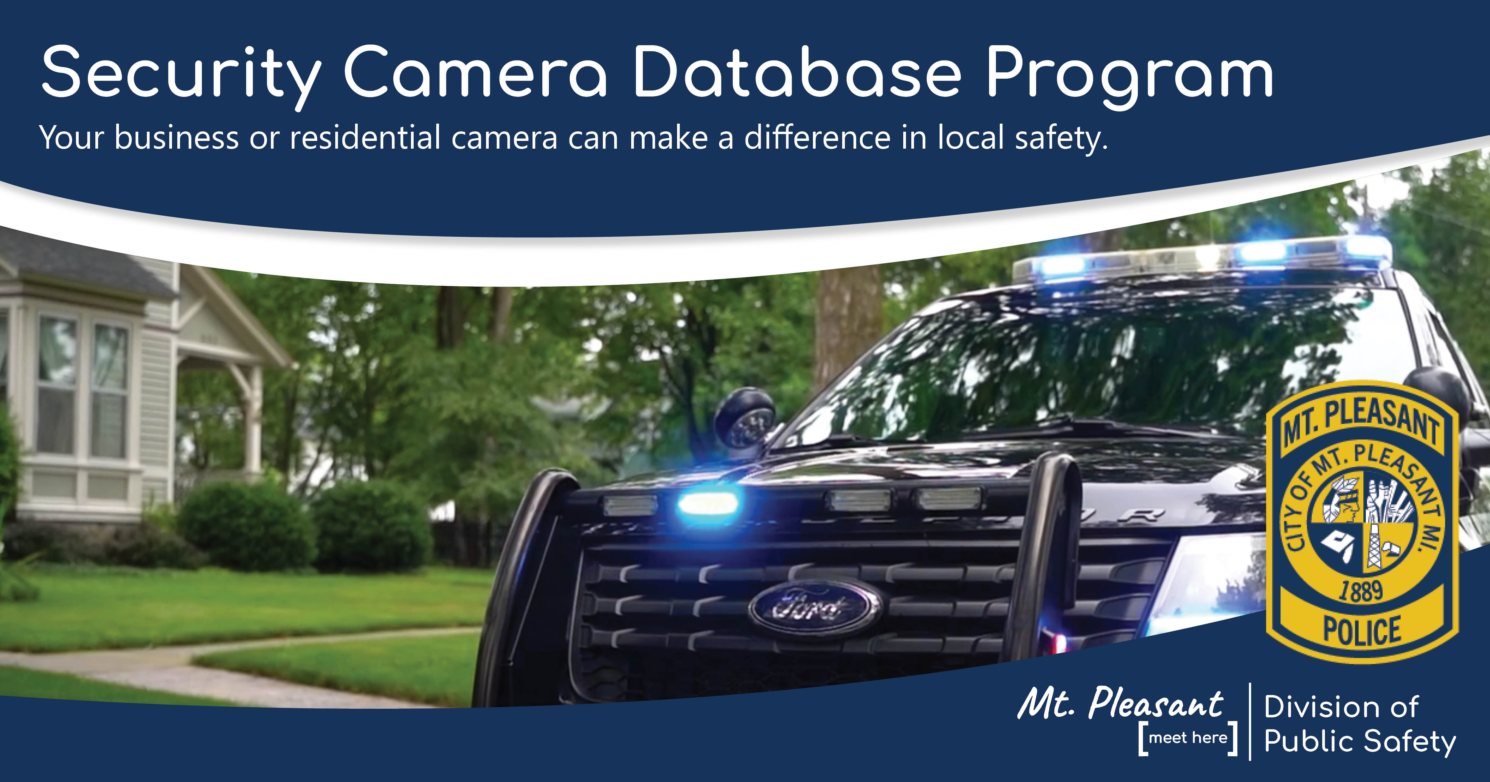MPPD Security Camera Database Program – City of Mt.Pleasant